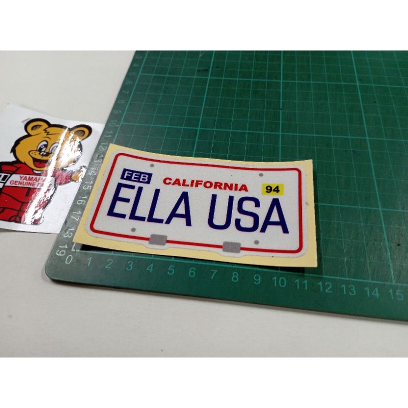 sticker ELLA USA reflect | Shopee Malaysia