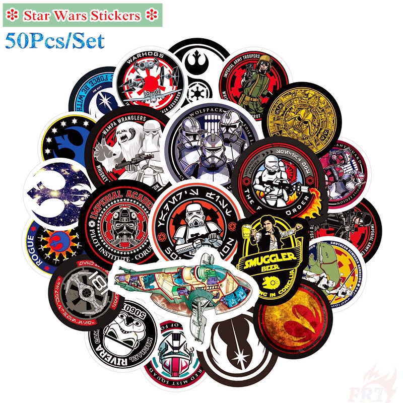 Star Wars Series 04 Stickers 50Pcs/Set Movie Cartoon DIY Fashion Mixed ...