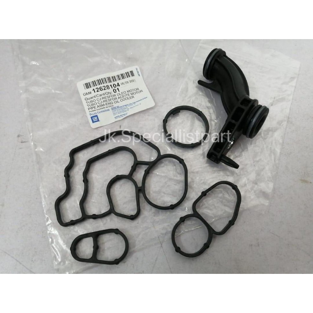 OIL COOLER PIPE WITH GASKET GENUINE PART (ORIGINAL) [12628104 ...