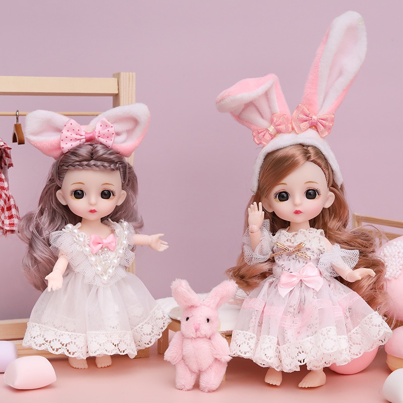 New 16cm Doll Toys for Princess Girls Cute and Fashionable Mini Small ...