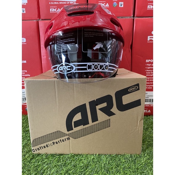 ORIGINAL ARC AF6 HELMET HALF CUT (60CM SIZE L) 100% ORIGINAL | Shopee ...