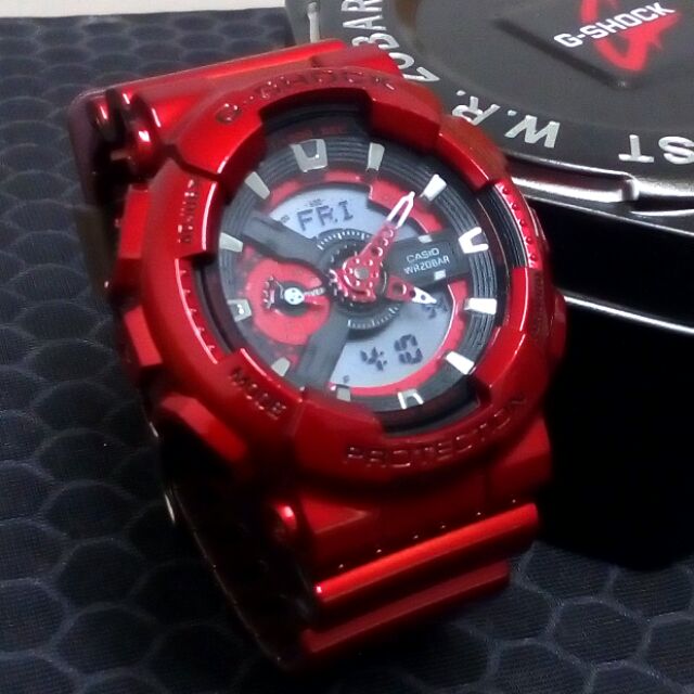 jam tangan g-shock ga110 merah metallic copy ori 1:1 | Shopee Malaysia