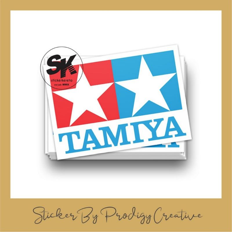 Logo Tamiya Printed Vinyl Sticker | Shopee Malaysia