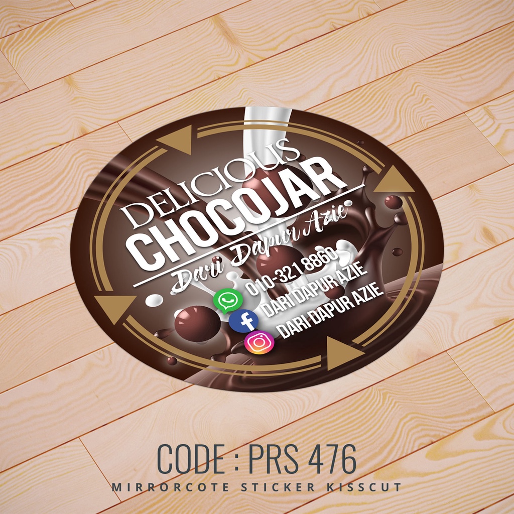 STICKER CHOCOJAR. CHOCOLATE LELEH, COKELAT BALANG | Shopee Malaysia