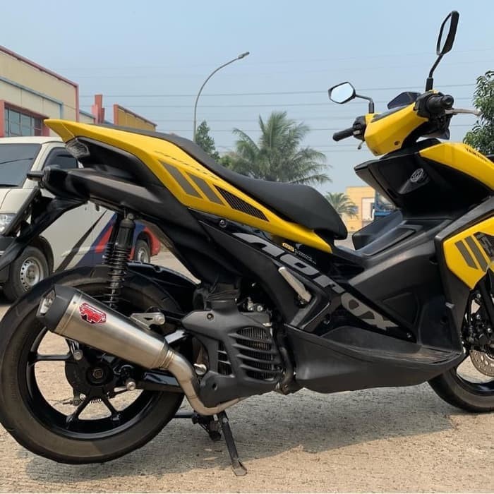 AEROX 155 R9 ALPHA SERIES EXHAUST FULL SYSTEM ORIGINAL R9 AEROX 155 ...