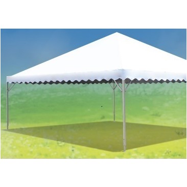 Full Set Siap Pos Khemah Piramid 20 x 20 Kanopi Kanvas Korea UV Pyramid ...