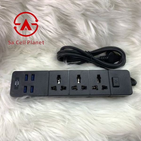 REMAX Power Extension 2500W 4USB 3 SOCKET | Shopee Malaysia