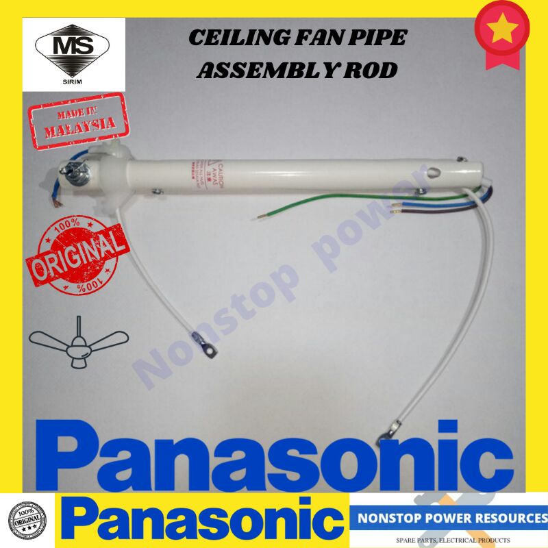 Panasonic / KDK Ceiling Fan Rod Pipe Assembly Rod (Fan Rod Only) F ...