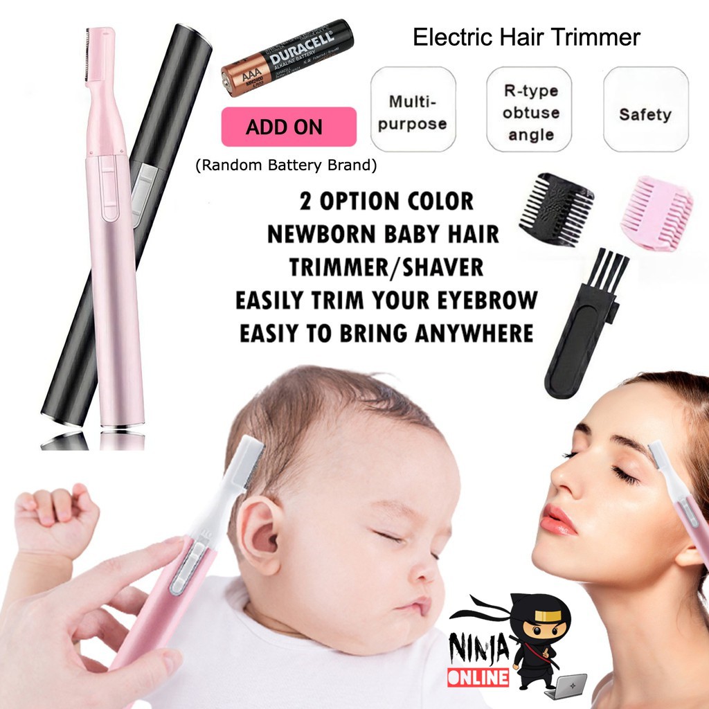 Pencukur Rambut Pemangkas Cukur Bayi Baby Hair Shaver Shaving Knife ...