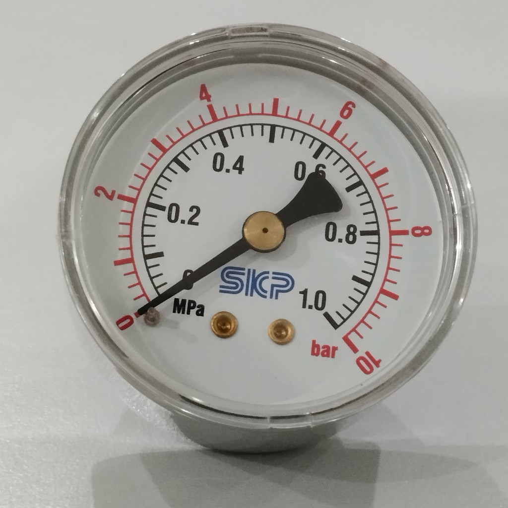 G50-10-02 SKP PRESSURE GAUGE 1/4"PT EXTERNAL (MALE) THREADS | Shopee Malaysia
