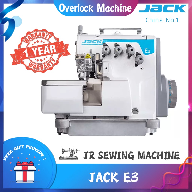 JACK E3-4 Power Saving overlock Machine in complete set / Overlock ...