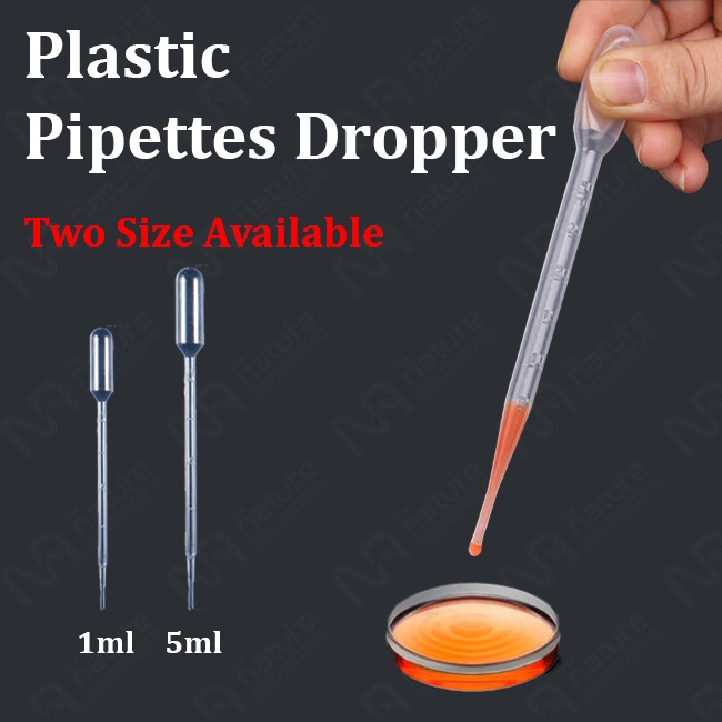 Plastic Dropper Pipette 1ml / 5ml | Shopee Malaysia