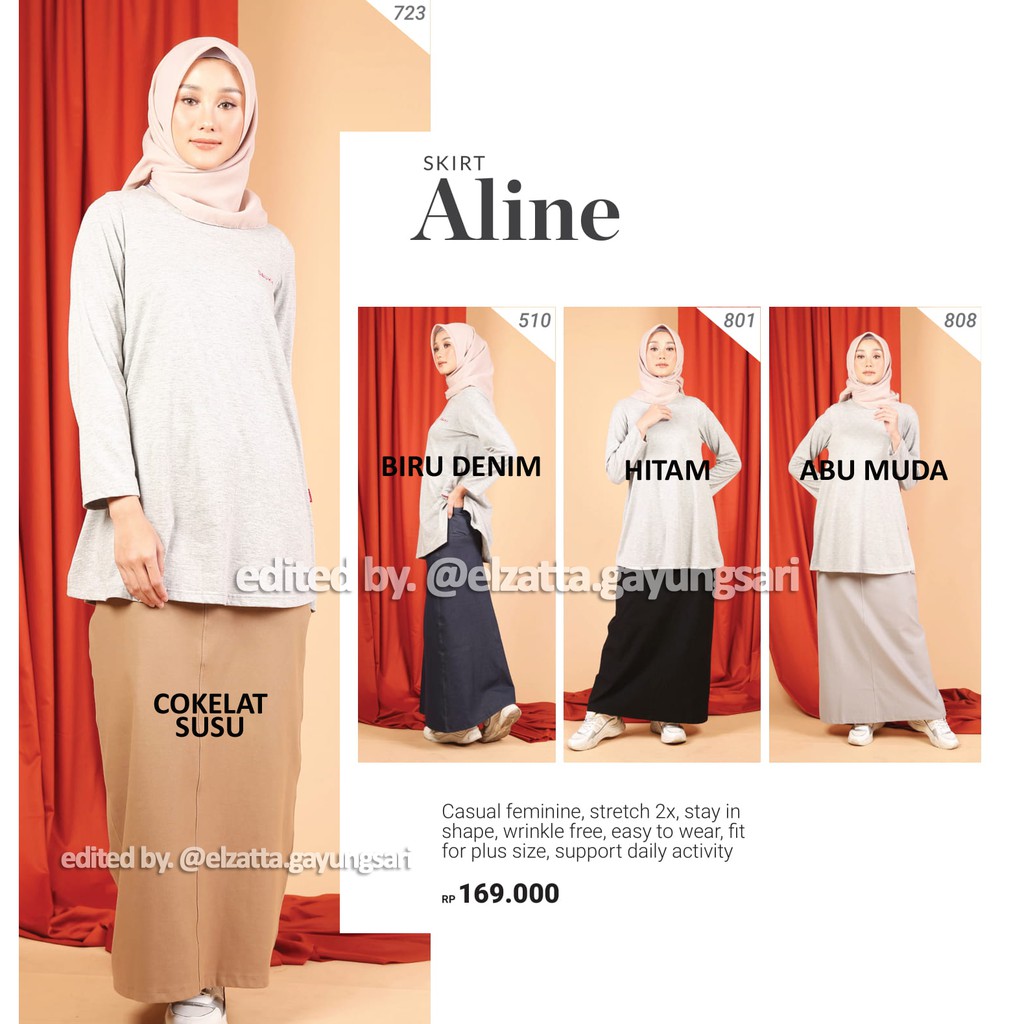 Aline SKIRT BY Megastore A-LINE MODEL Bottom) | Shopee Malaysia