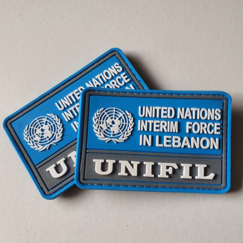 Patch rubber logo unifil (united nations interim force in lebanon ...