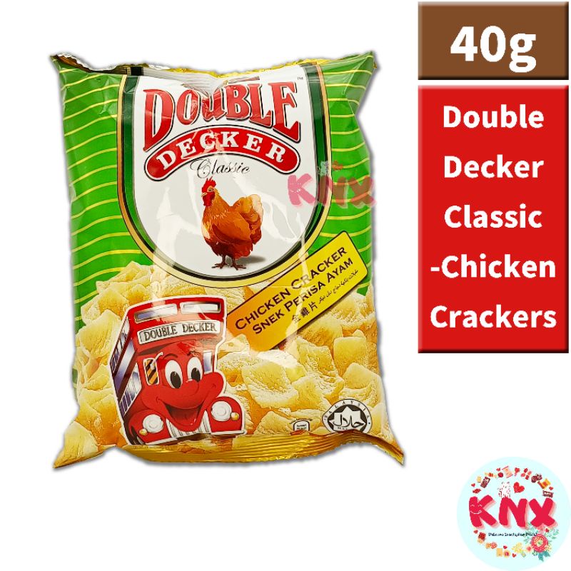 (40g / 60g)Double Decker Classic Big Pack (Chicken, Prawn, Cheese Ring ...