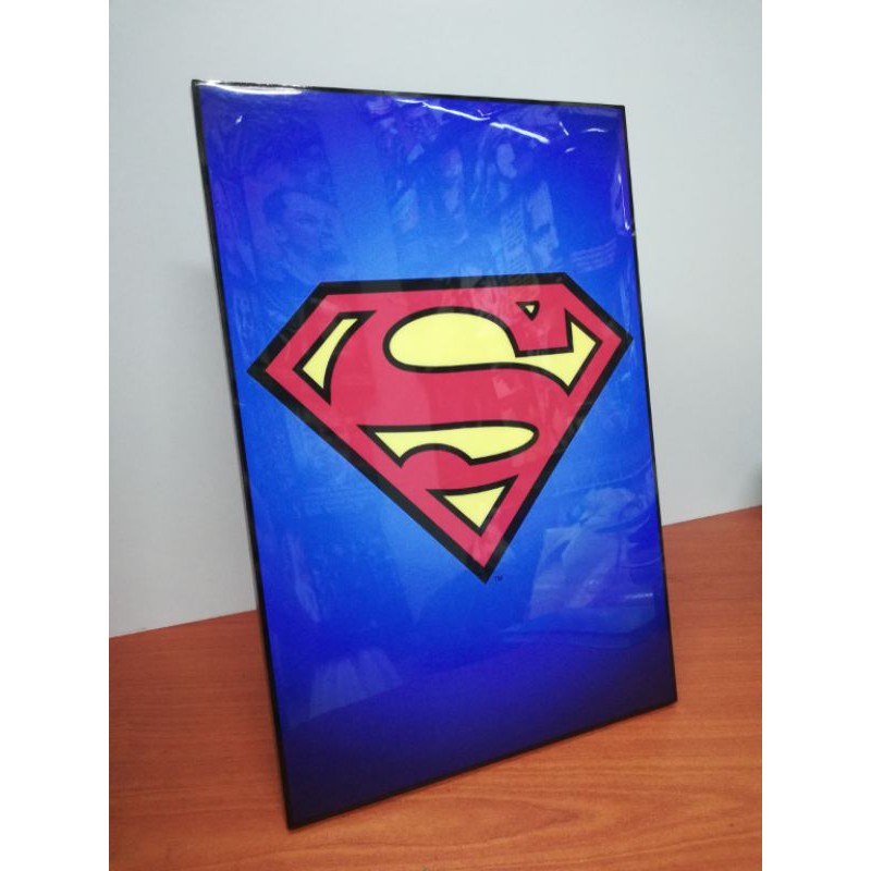 Superman Logo Frame Plaque | Shopee Malaysia