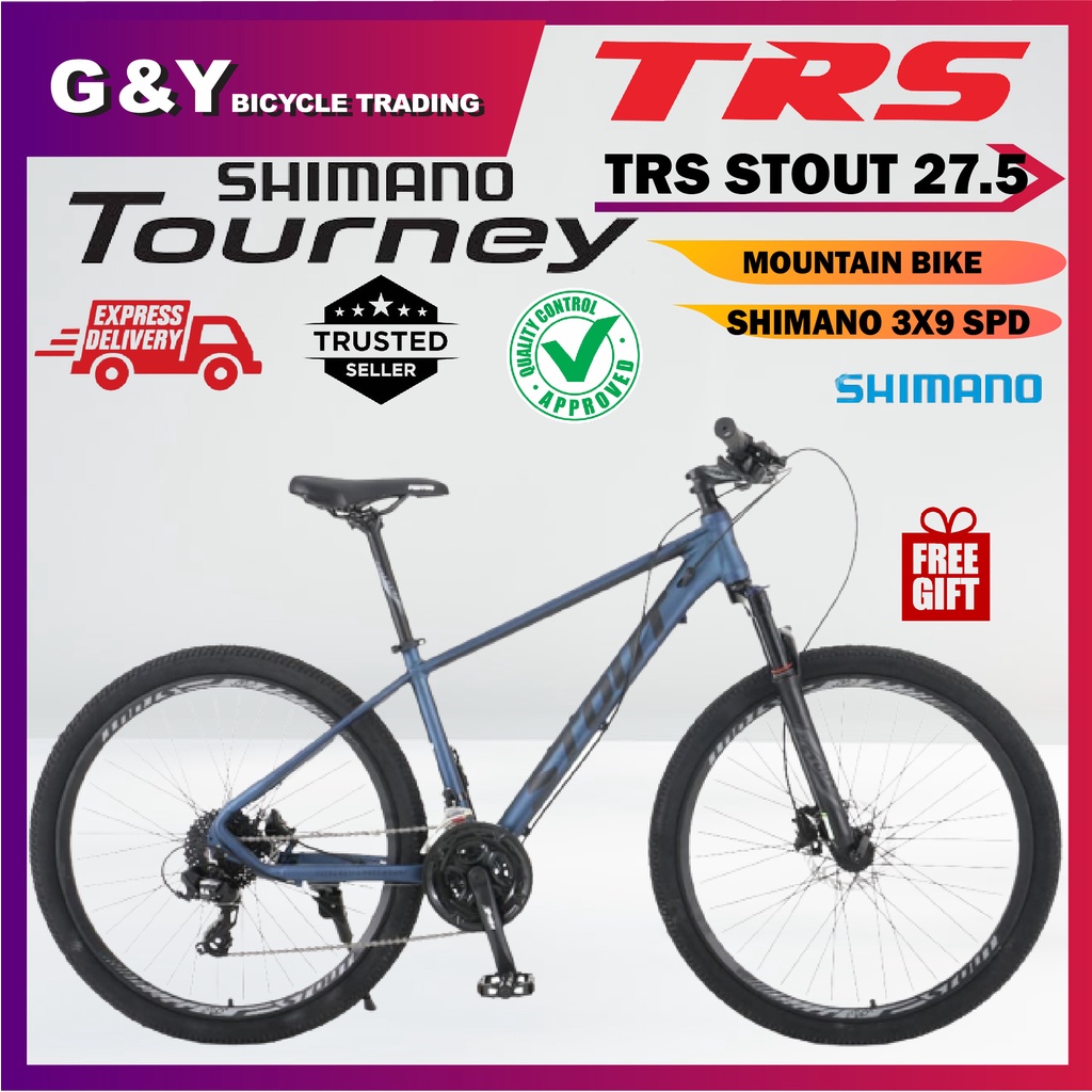 TRS STOUT 005 27 SPEED SHIMANO ALTUS 2725 27.5" MOUNTAIN BIKE COME WITH ...