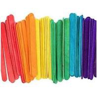 Colour Ice cream Stick , pine wood stick 17cm (50 pcs) | Shopee Malaysia
