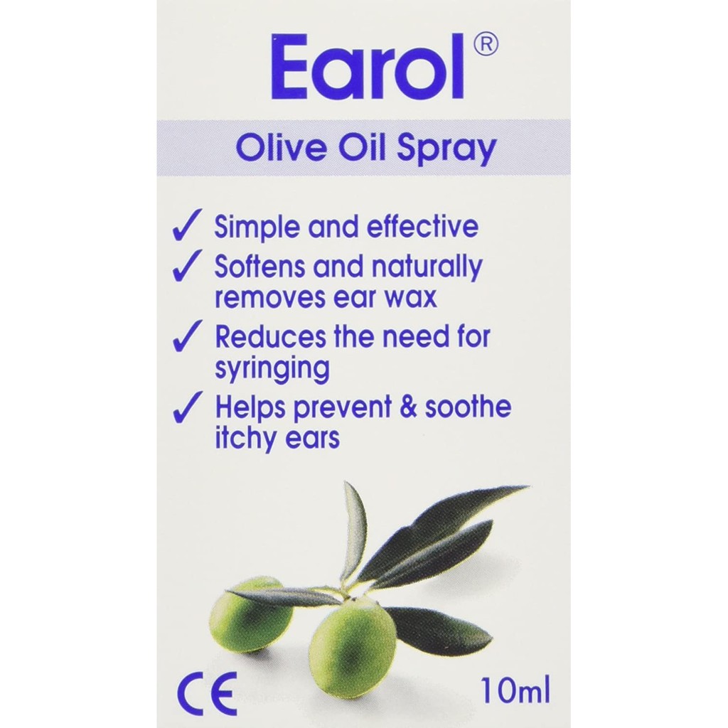 Earol Ear Wax Remover Olive Oil Spray 10 ml | Shopee Malaysia