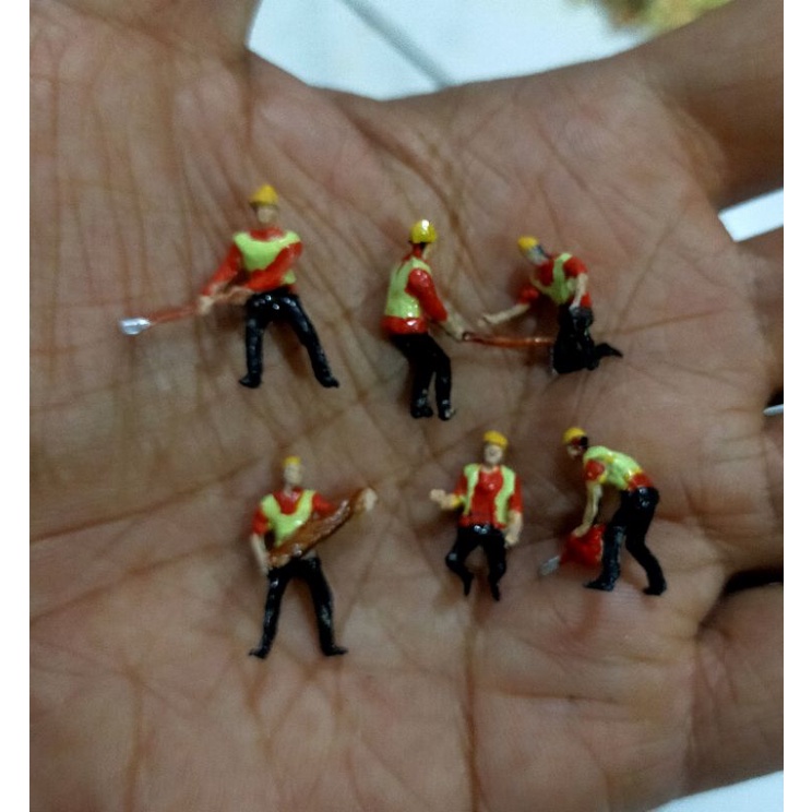 KAYU Diorama wood cutting figure scale 1: 87 HO | Shopee Malaysia