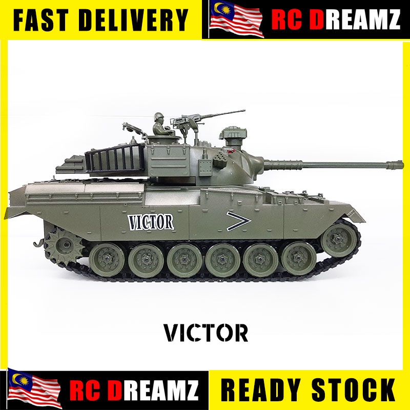 Display Model Military Tank 1:18 460mm Snow Leopard 2 & Victor tank ...