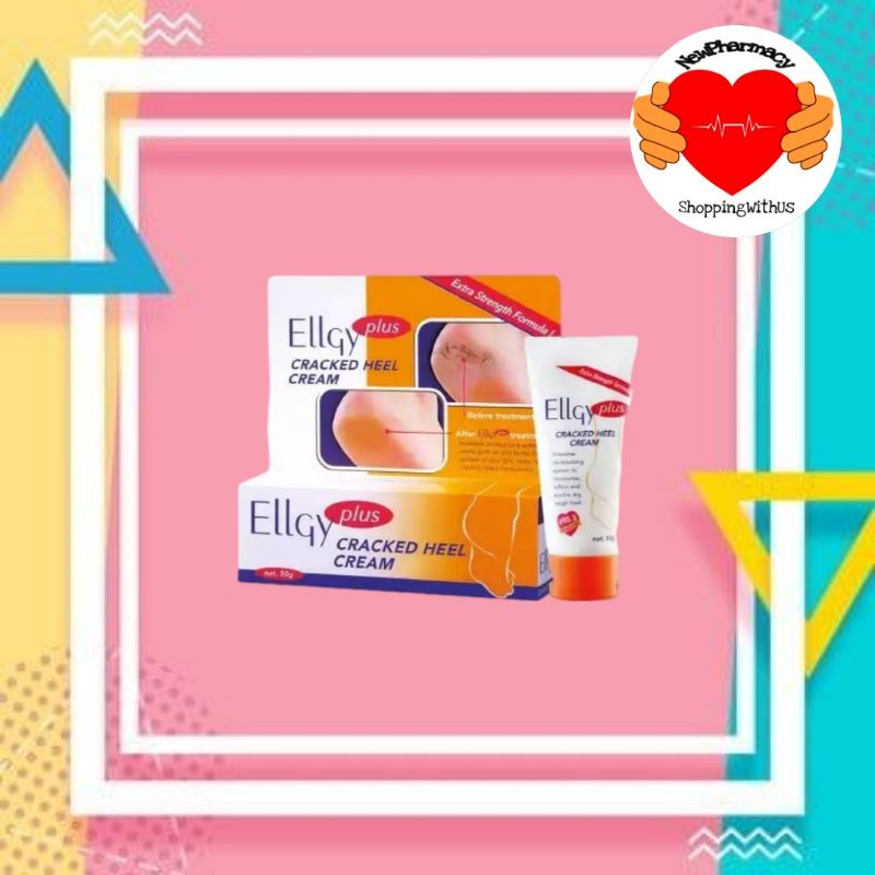 Ellgy Plus Cracked Heel Cream 50g (Exp-08/2026) | Shopee Malaysia