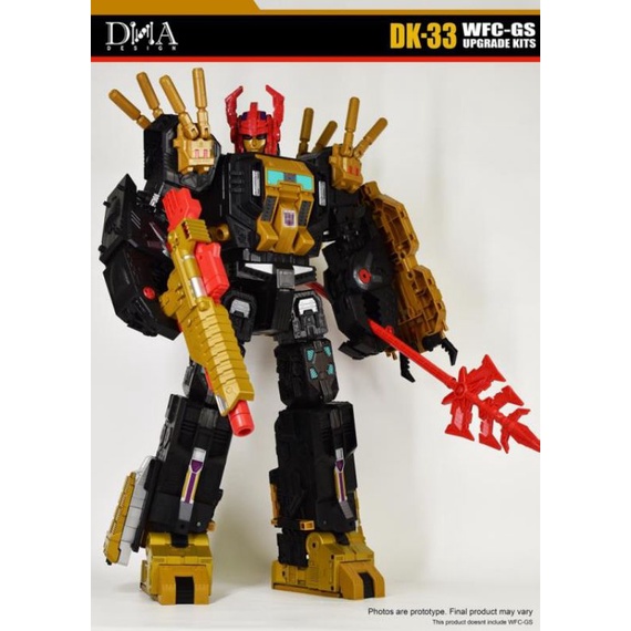 DNA DK-33 Transformer Black Zarak WFC-GS Upgrade Kits | Shopee Malaysia