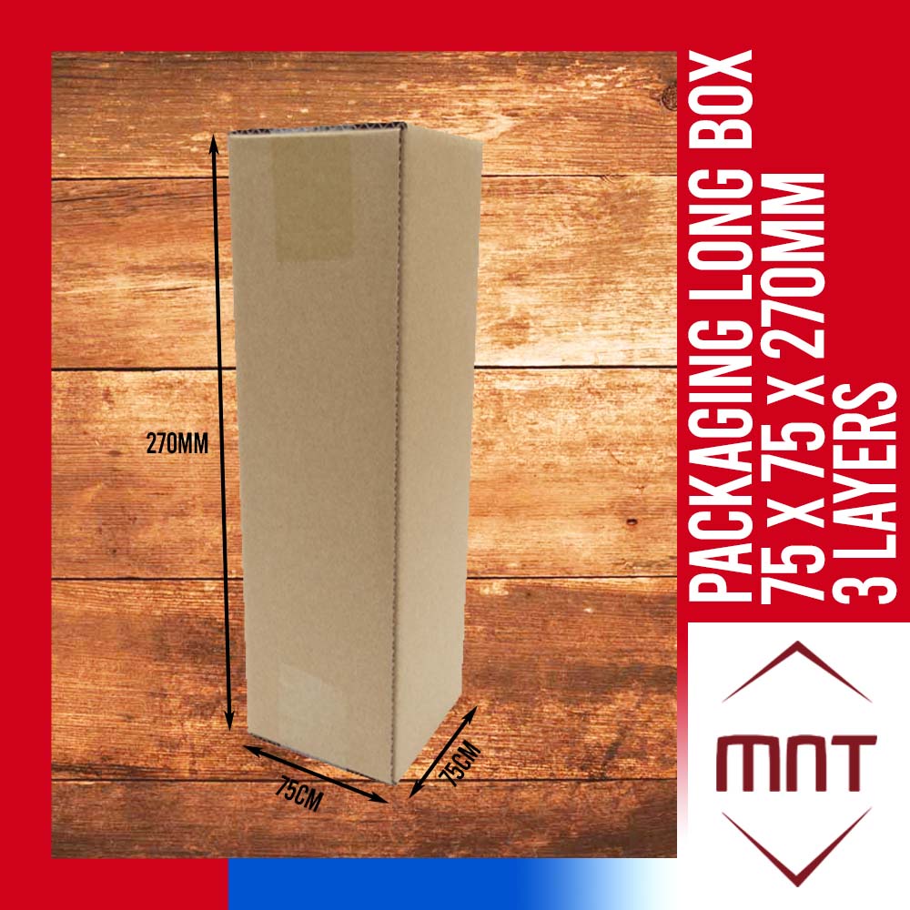 [MNT ] LONG BOX PACKING BOX KOTAK PANJANG COURIER BOX CARTON 75mm x ...