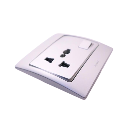 Legrand Mallia 1 Gang 16A Multi Switch Socket (Silver) | Shopee Malaysia