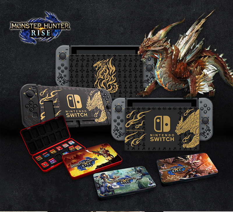 Monster Hunter RISE Theme Frosted Protective Case for Nintendo Switch ...