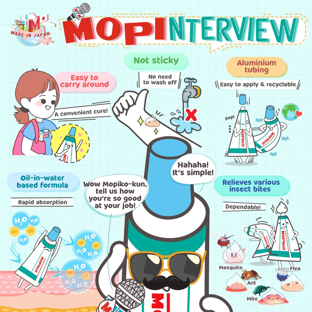 Mopiko Ointment 20g/无比膏/ubat nyamok/Ubat Nyamuk/Serangga Mopiko/Krim ...
