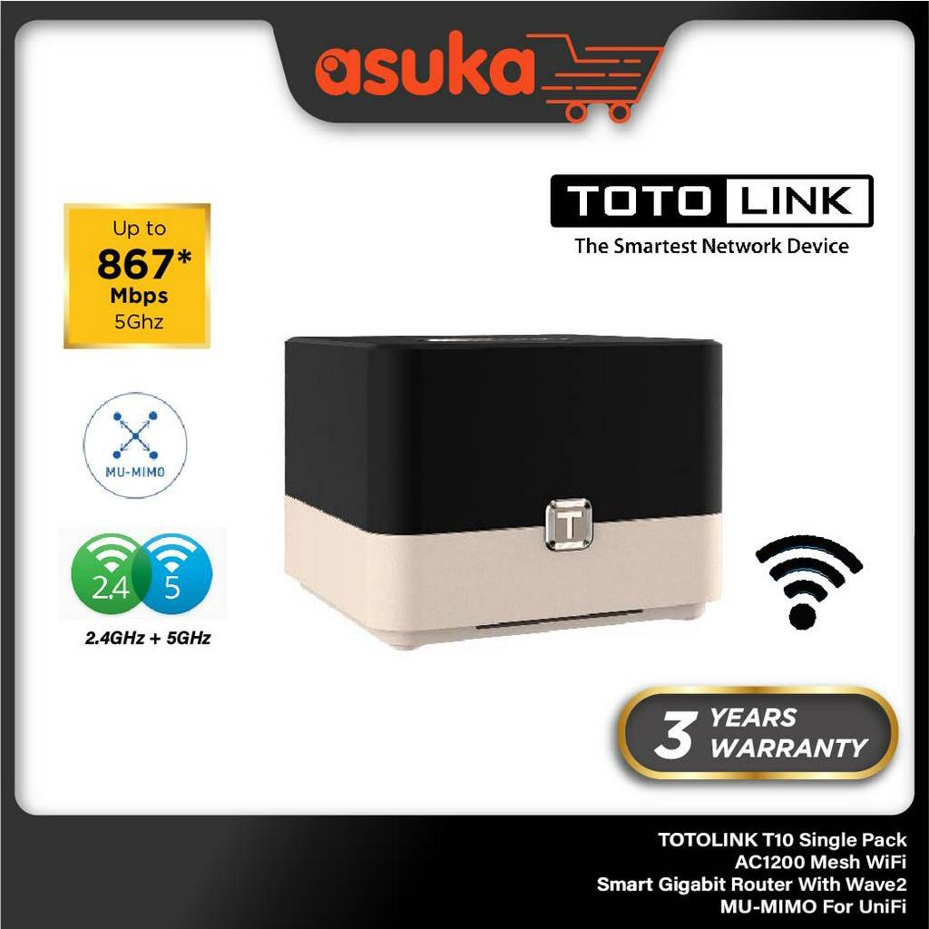 TOTOLINK T10 Single Pack AC1200 Mesh WiFi Smart Gigabit Router With ...
