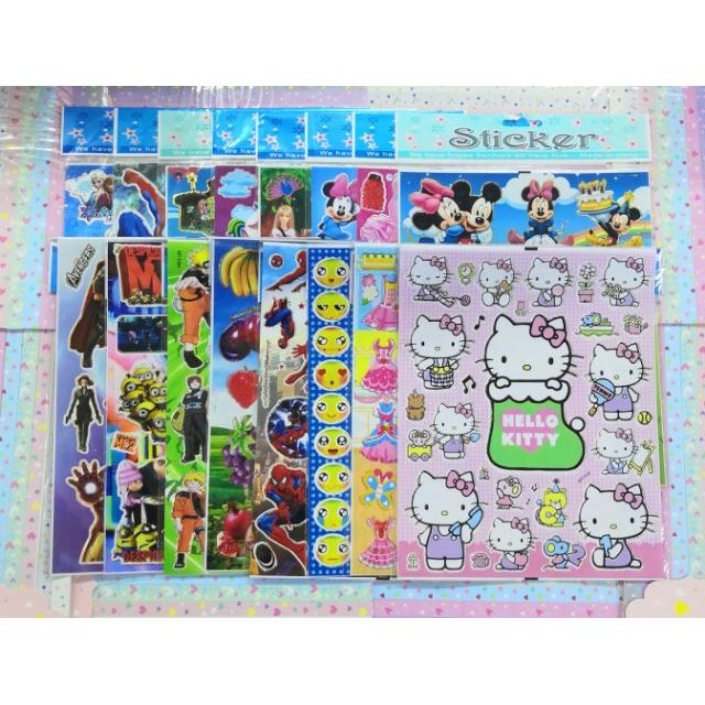 Assorted Laser Stickers | Shopee Malaysia