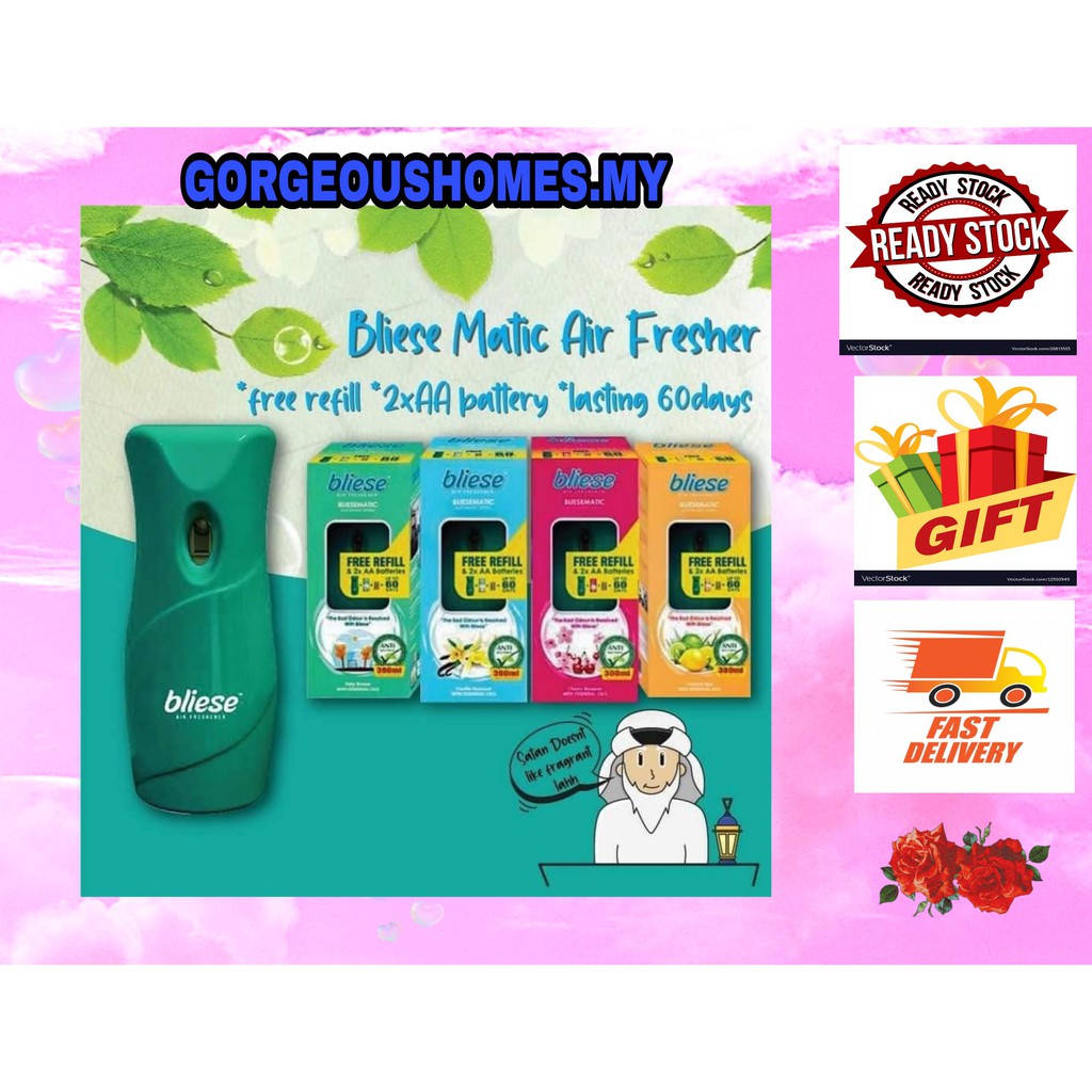 Bliesematic Air Fressheners Original HQ Automatic Spray + Free Giff🎁 ...