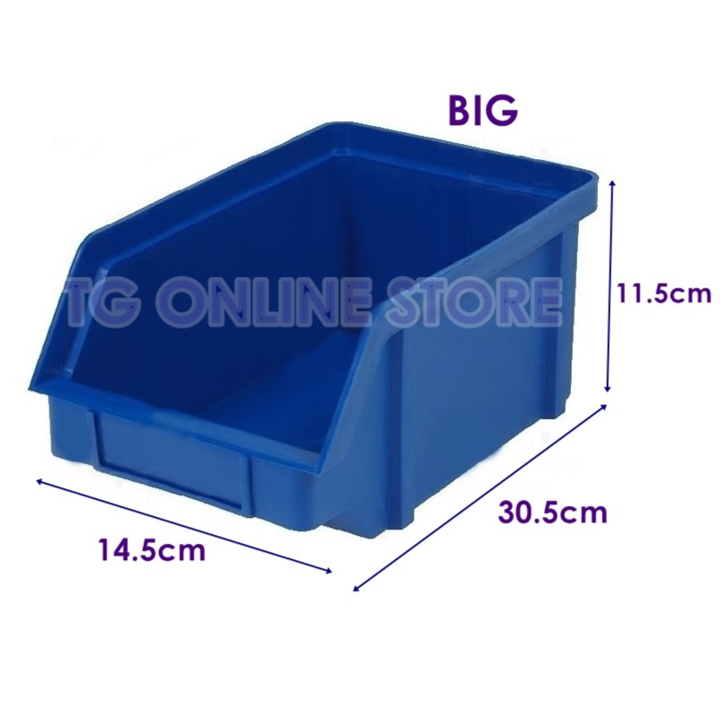 Hardware Spare Parts Storage Tray Tool Box Stackable Part Bin ...