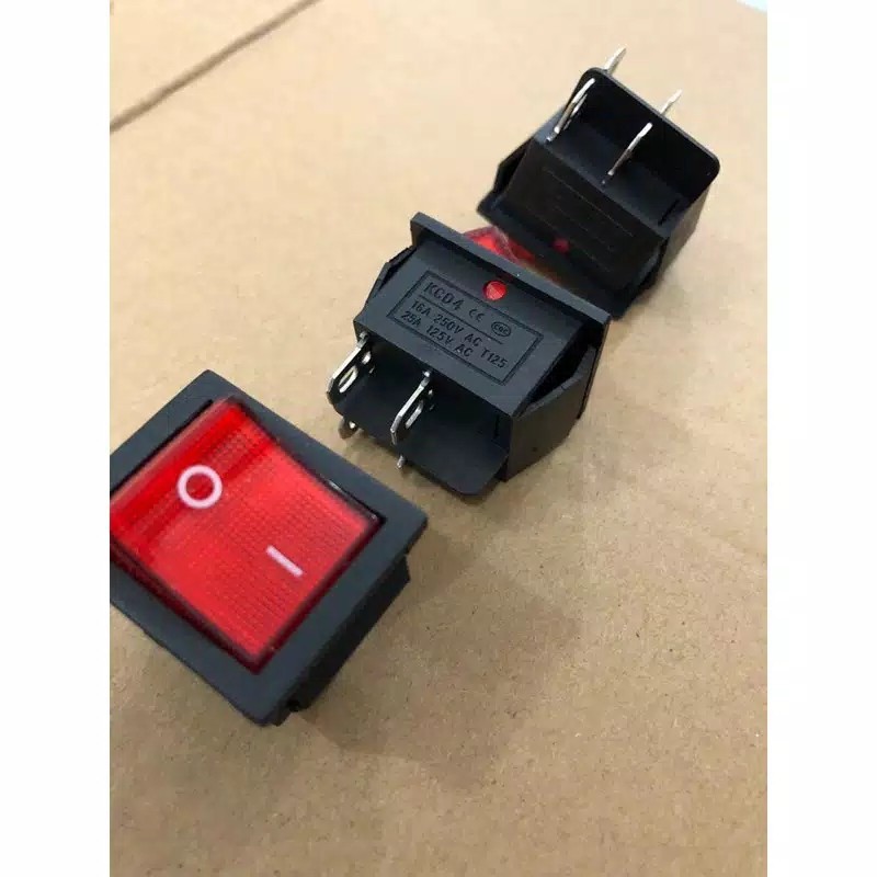 Large ROCKER SWITCH 4-pin/4ft Light SWITCH ON OFF ROCKER SWITCH ...