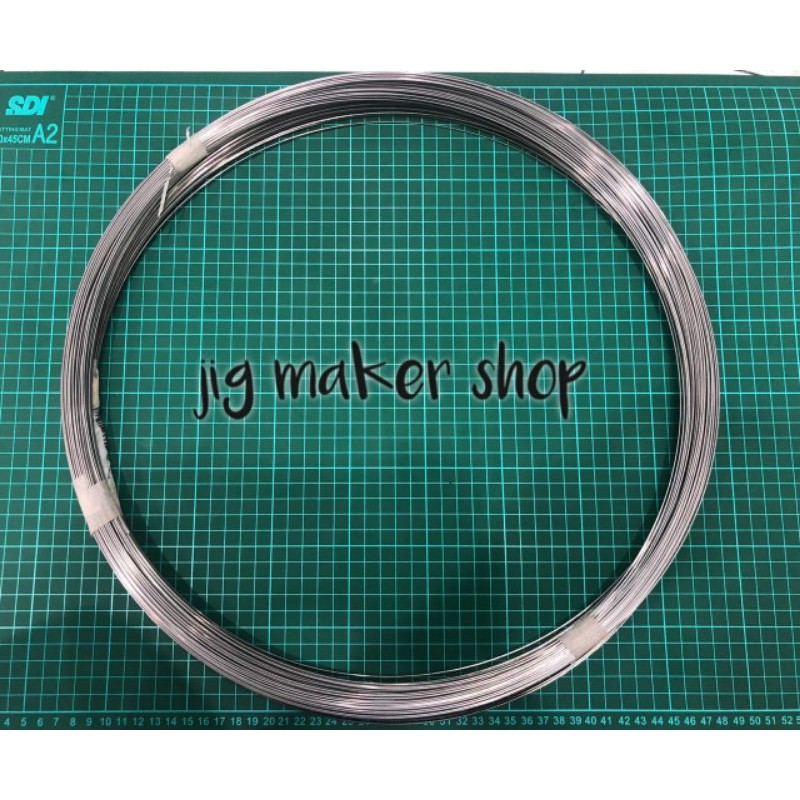 Ss metal jig Wire, 304 HARD/ Rigid stainless steel Wire 1kg | Shopee ...