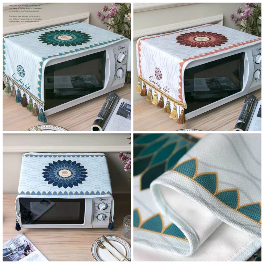 IH+ Nordic Style Microwave /Fridge/Washing Machine/Microwave Dust Cloth Cover With Pocket Alas ...