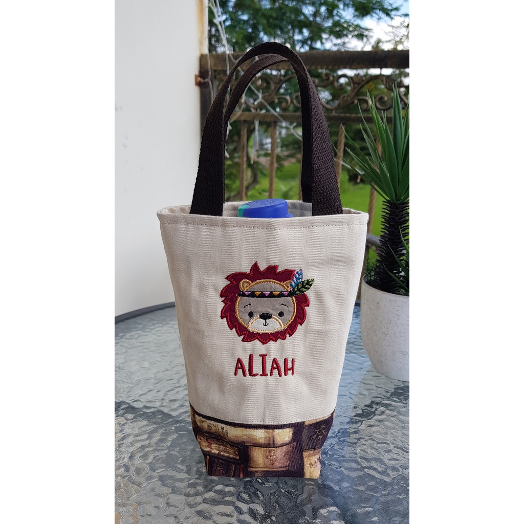 Beg Botol Air Xclusive Dengan Sulam Nama (Customised Embroidered Water ...