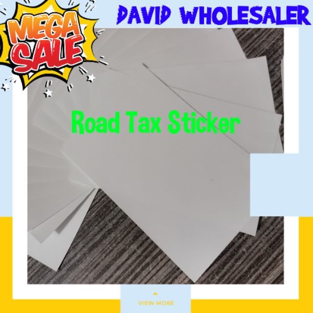 Car Road Tax Sticker come with Transparent - Plain | Shopee Malaysia