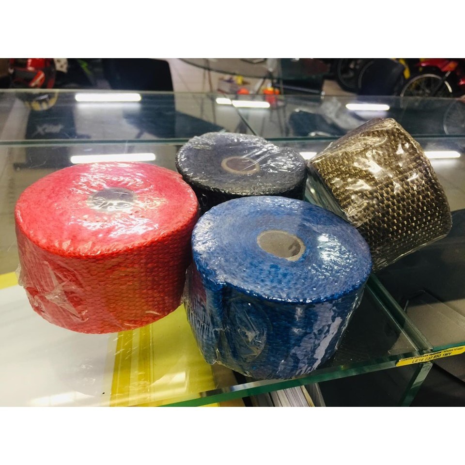 Heat Exhaust Pipe, Heat Shield Thermo Turbo Wrap Tape Kit for Car Truck ...