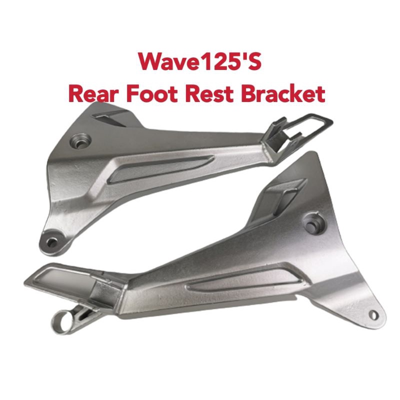 Wave125'S W125'S Rear Foot Rest Bracket Footrest Bracket | Shopee Malaysia