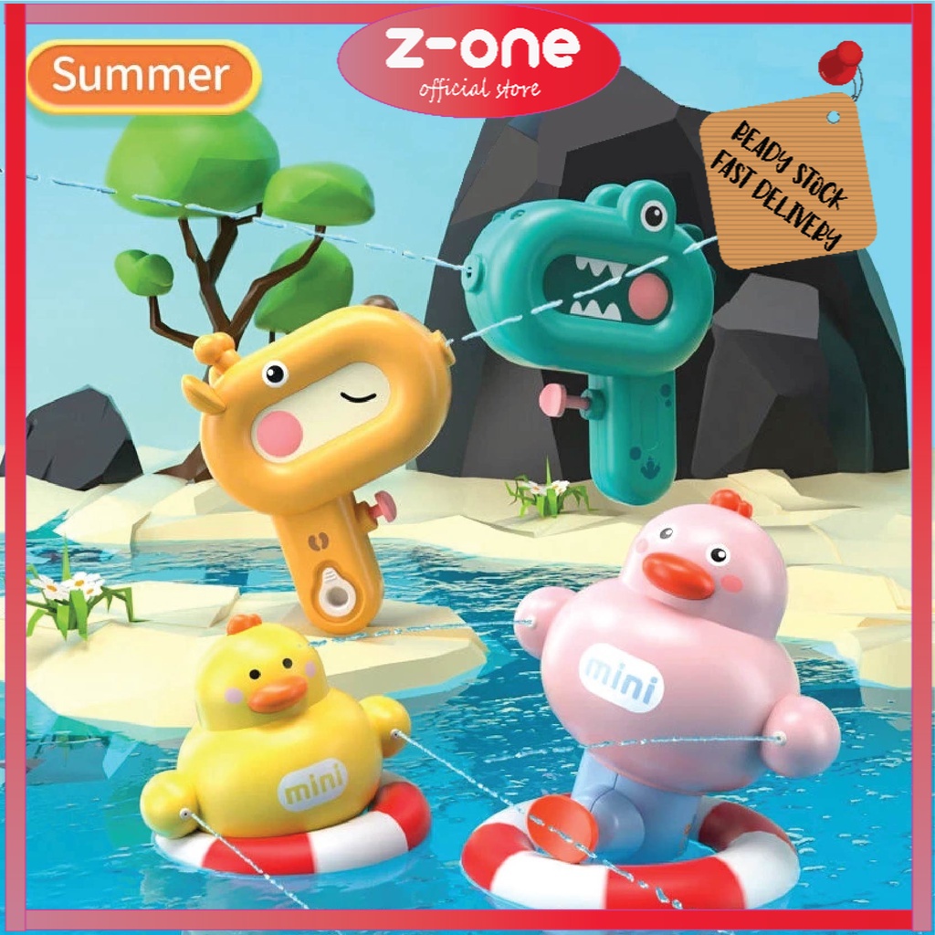 Z ONE Cute Baby Animals Water Guns Toys For Kids Kawaii Water Pistols ...