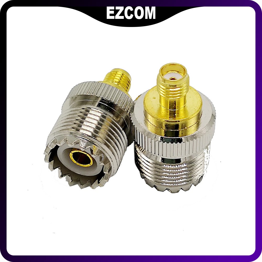 EZCOM M Female SMA Female Connector Adapter Convert Converter Walkie ...