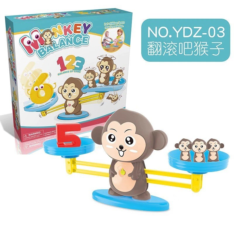 Monkey Balance Educational Math Game for Kids Counting Numbers and ...