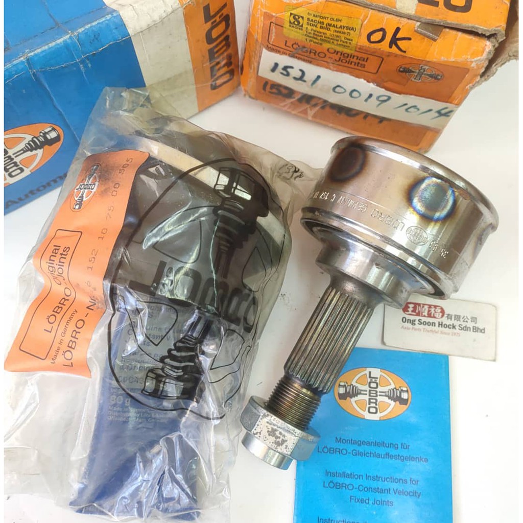 Honda SO4 CV Joint GKN Lobro driveshaft kit 152100 191014 outer 23 ...