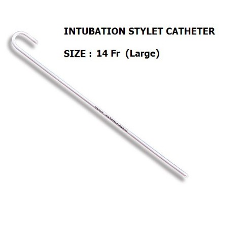 INTUBATION STYLET CATHETER Malleable MEDICAL GUIDE WIRE SIZE LARGE 14Fr ...
