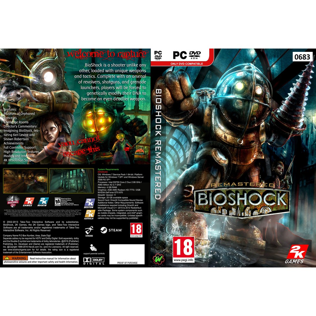 (PC) Bioshock Remastered | Shopee Malaysia
