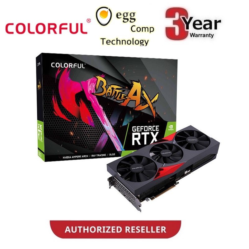 COLORFUL GEFORCE RTX3090TI RTX 3090 TI NB EX-V 24GB GDDR6X 384 BIT ...