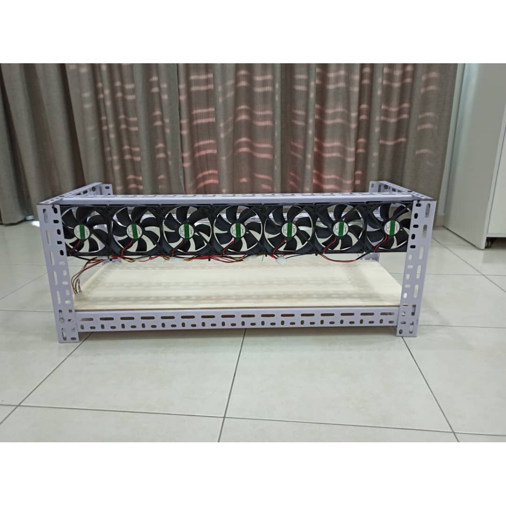 Stackable Mining Rig Open Air Steel Frame Rack With/Without 7 Unit of ...